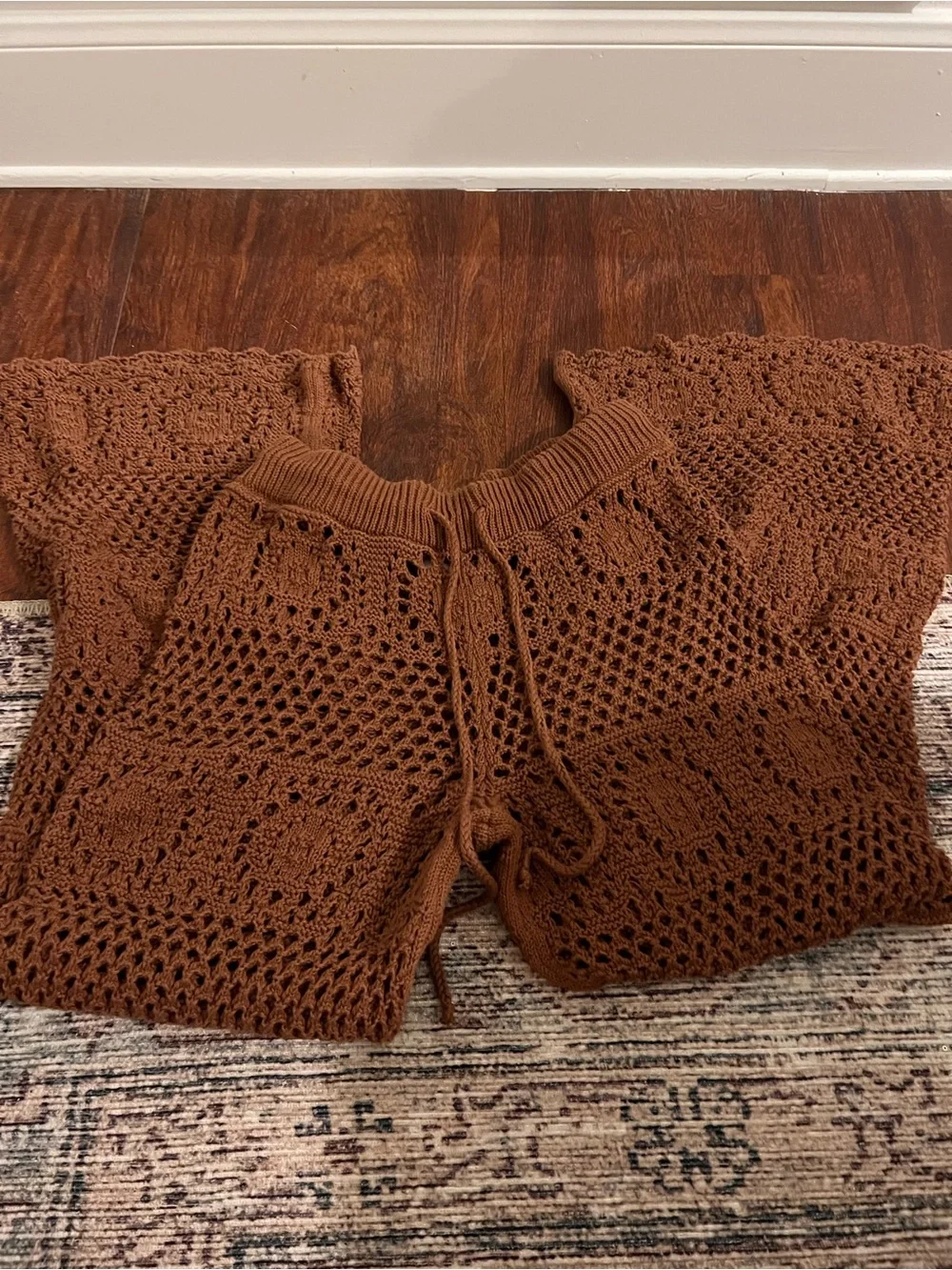 aerie | Swim | Aerie Brown Crochet Cover Up Pants | Poshmark